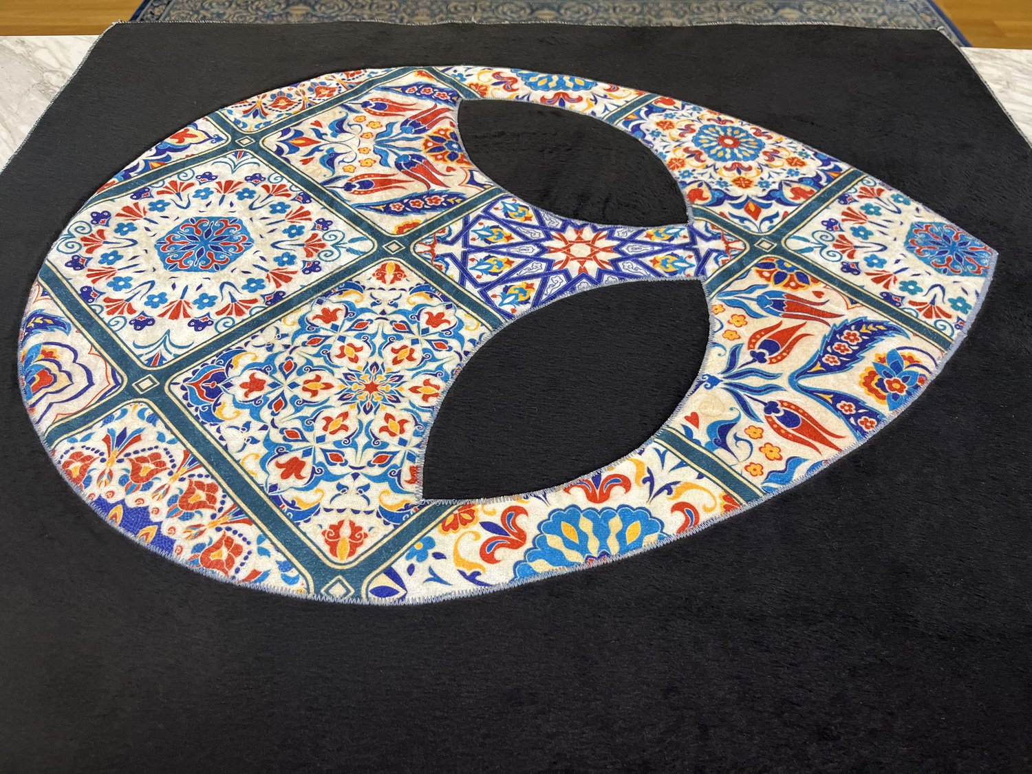 Handmade Colorful Alien Design Wall Hanging, 1980s for sale at Pamono