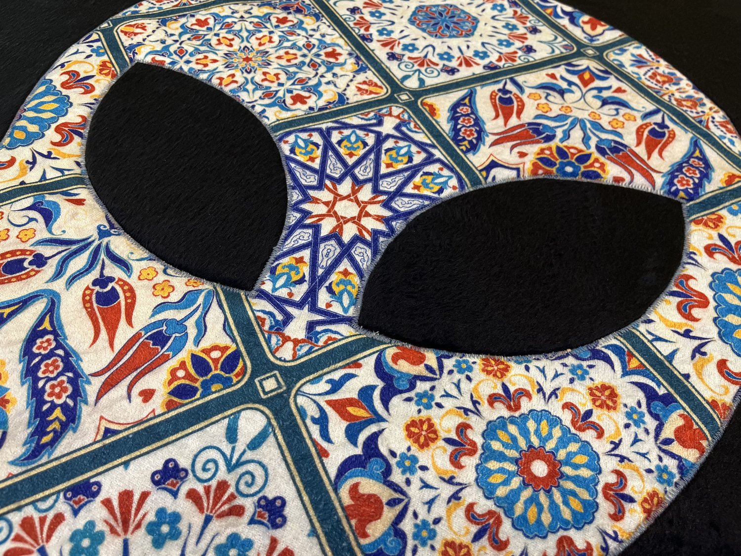 Handmade Colorful Alien Design Wall Hanging, 1980s for sale at Pamono