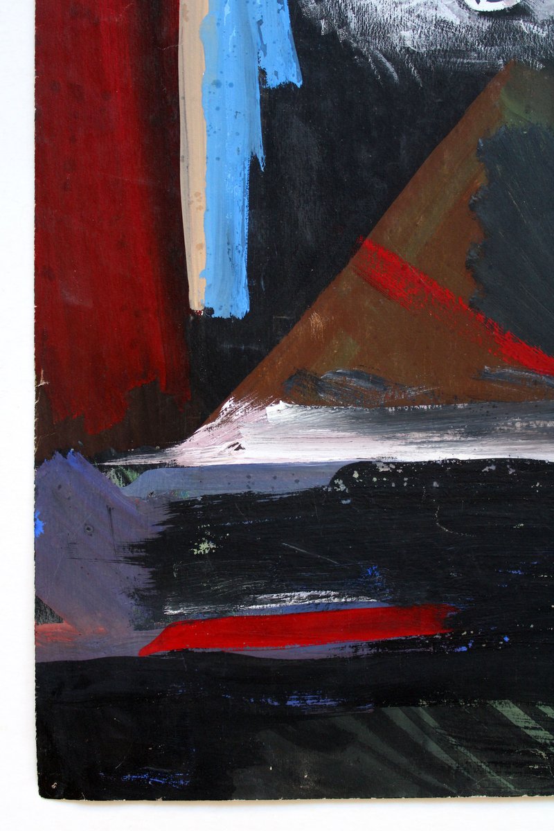 Gunars Klava, Ideologist, 1968, Gouache on Paper for sale at Pamono