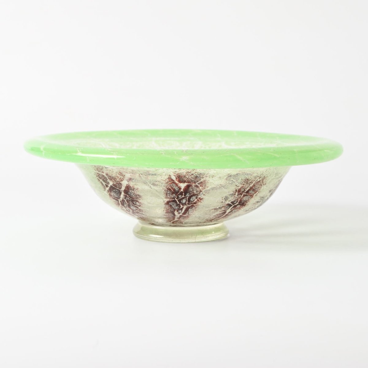 Art Deco Ikora Glass Bowl by Karl Weidmann for WMF, 1930s for sale at ...