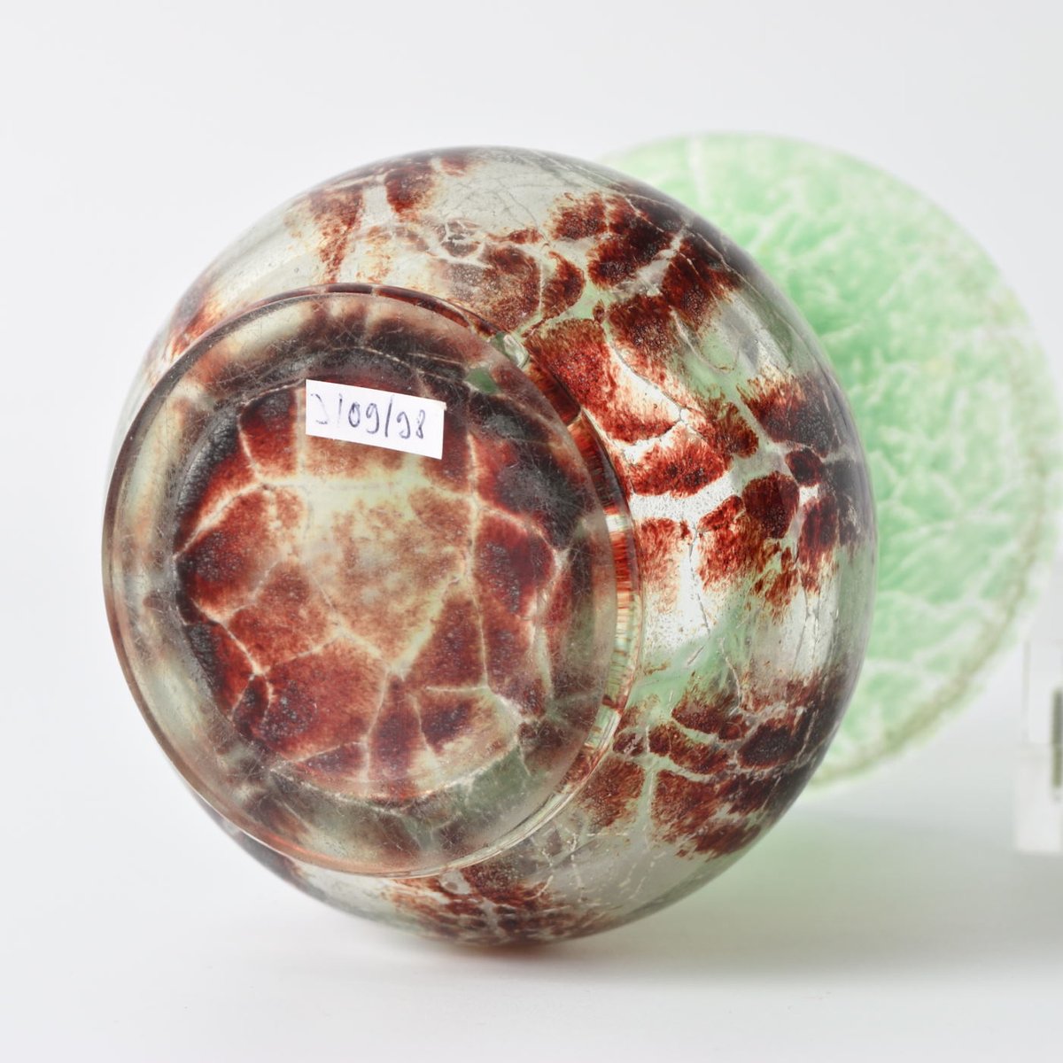 Art Deco Ikora Glass Vase by Karl Weidmann for WMF, 1930s for sale at ...