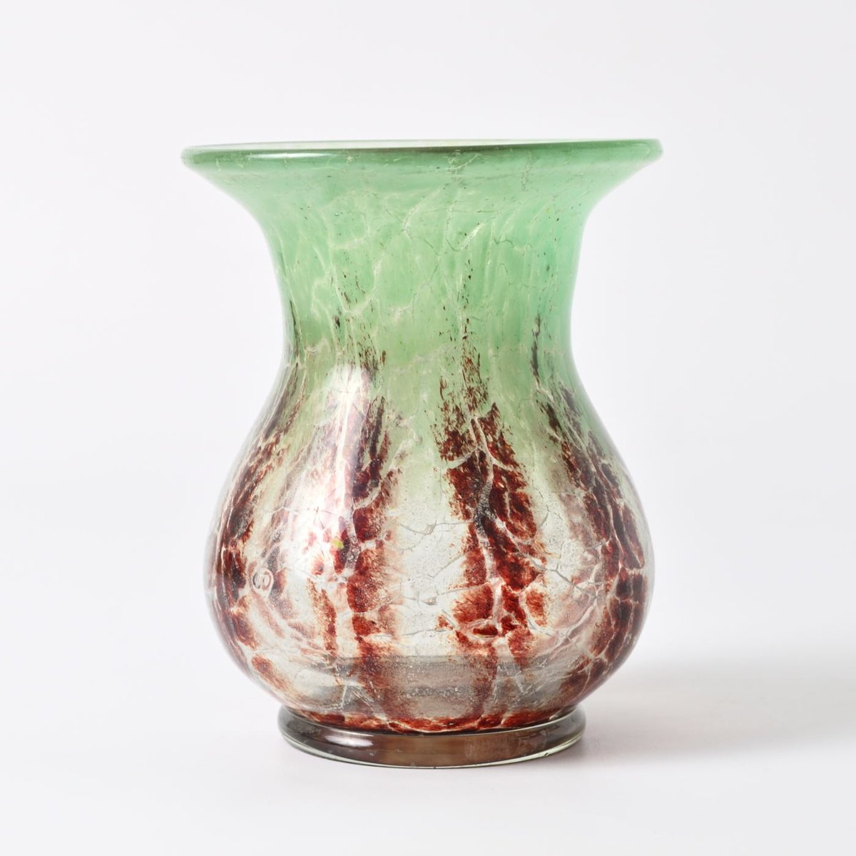 Art Deco Ikora Glass Vase by Karl Weidmann for WMF, 1930s for sale at ...