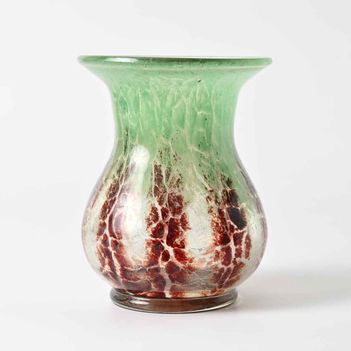 Art Deco Ikora Glass Vase by Karl Weidmann for WMF, 1930s for sale at ...