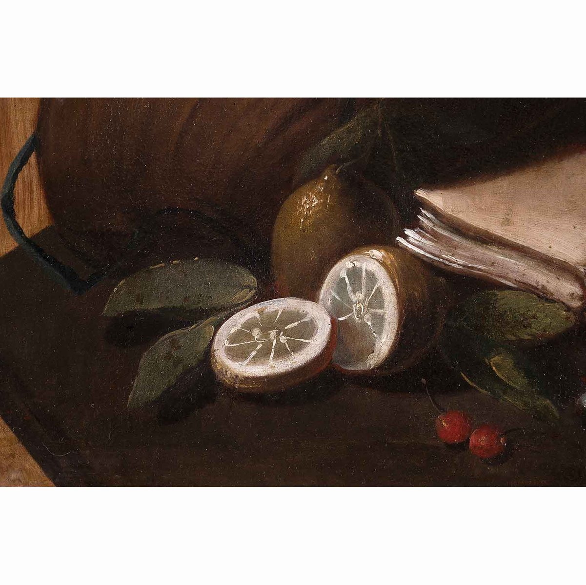 Pendant Still Lifes, Mid-1700s, Oil on Canvases, Set of 2 for sale at ...