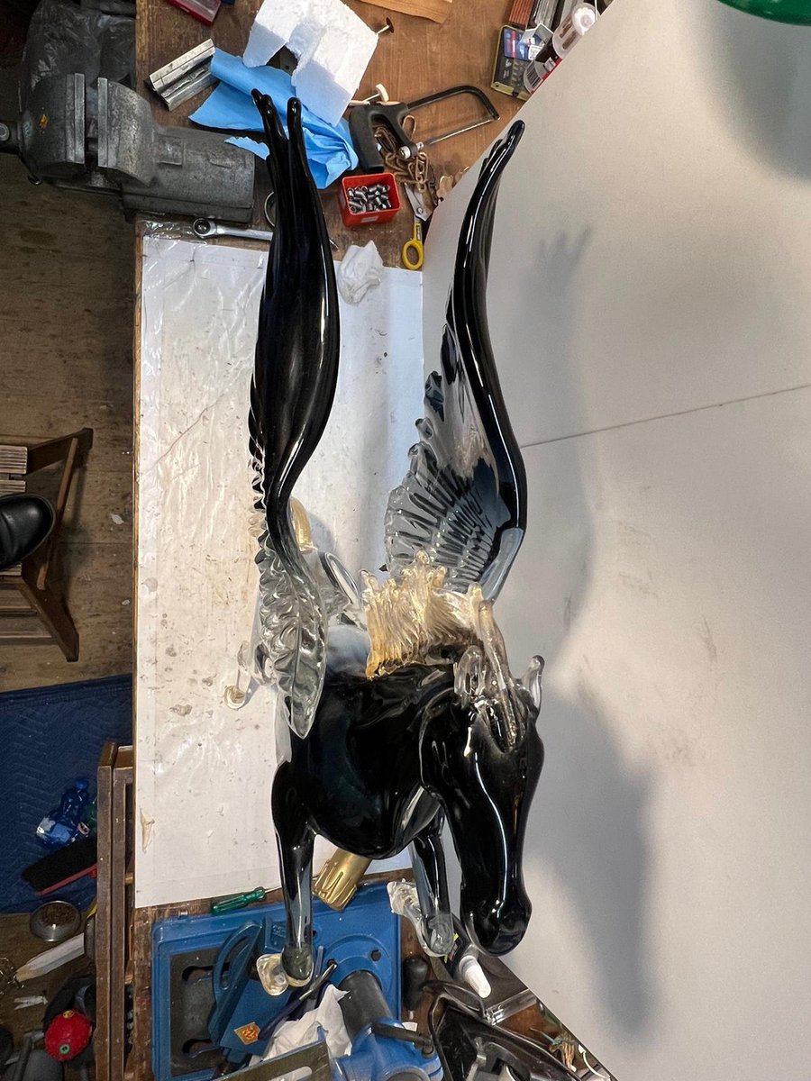 Pegasus Figure in Murano Glass, 2000s for sale at Pamono