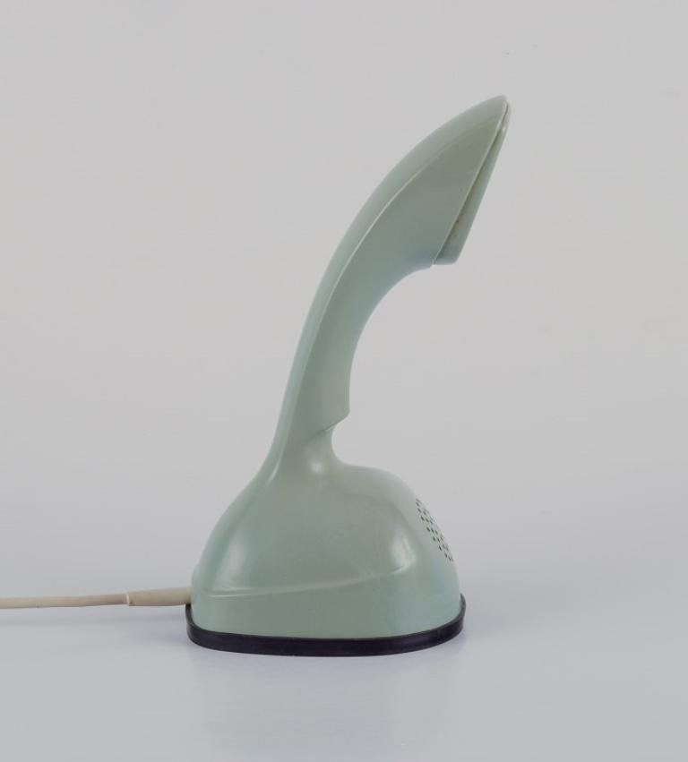Vintage Analogue Telephone in Green Plastic, 1960s for sale at Pamono