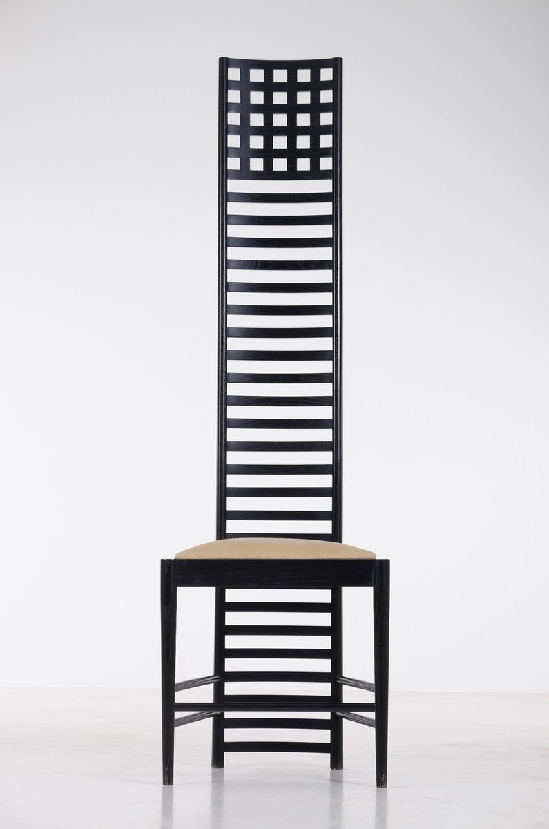 Hill House Chair attributed to Charles Rennie Mackintosh, 1970s for ...