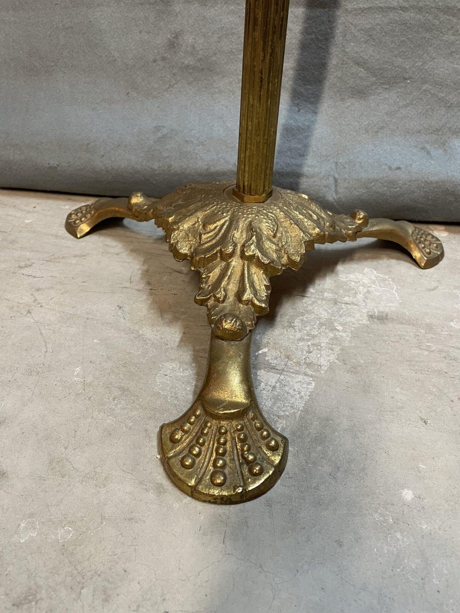 Antique Freestanding Brass Coat Rack with Horse Cast Hangers for sale ...