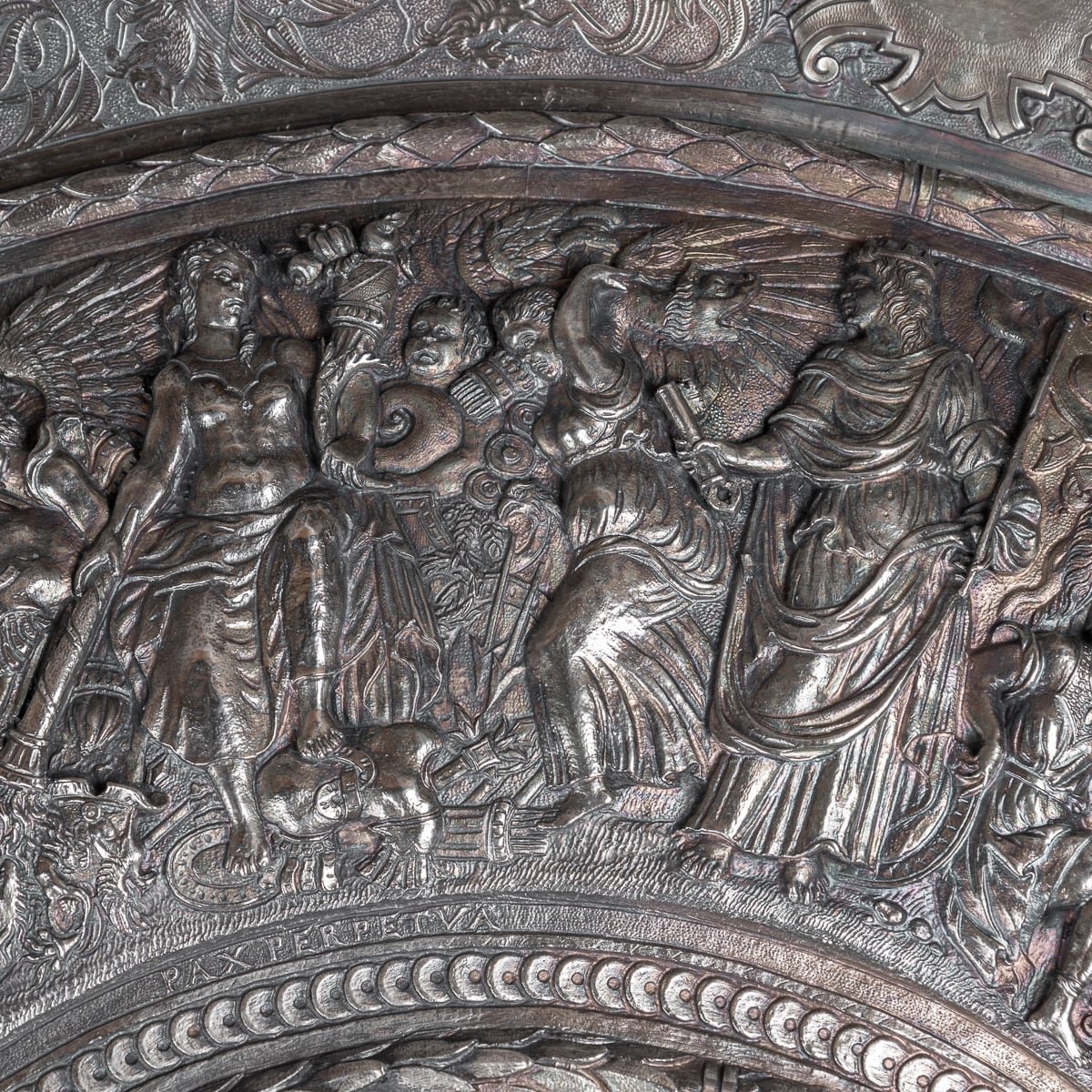 Antique Victorian Monumental Silver Plated Parade Shield, 1880 for sale ...