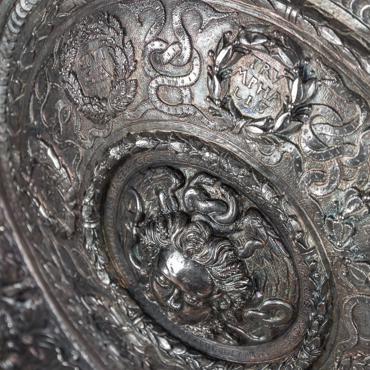 Antique Victorian Monumental Silver Plated Parade Shield, 1880 for sale ...