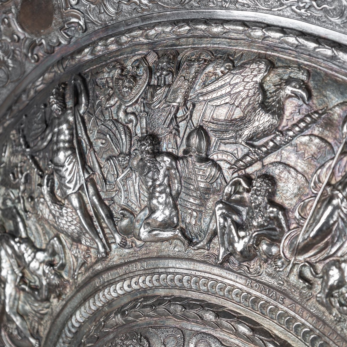 Antique Victorian Monumental Silver Plated Parade Shield, 1880 for sale ...