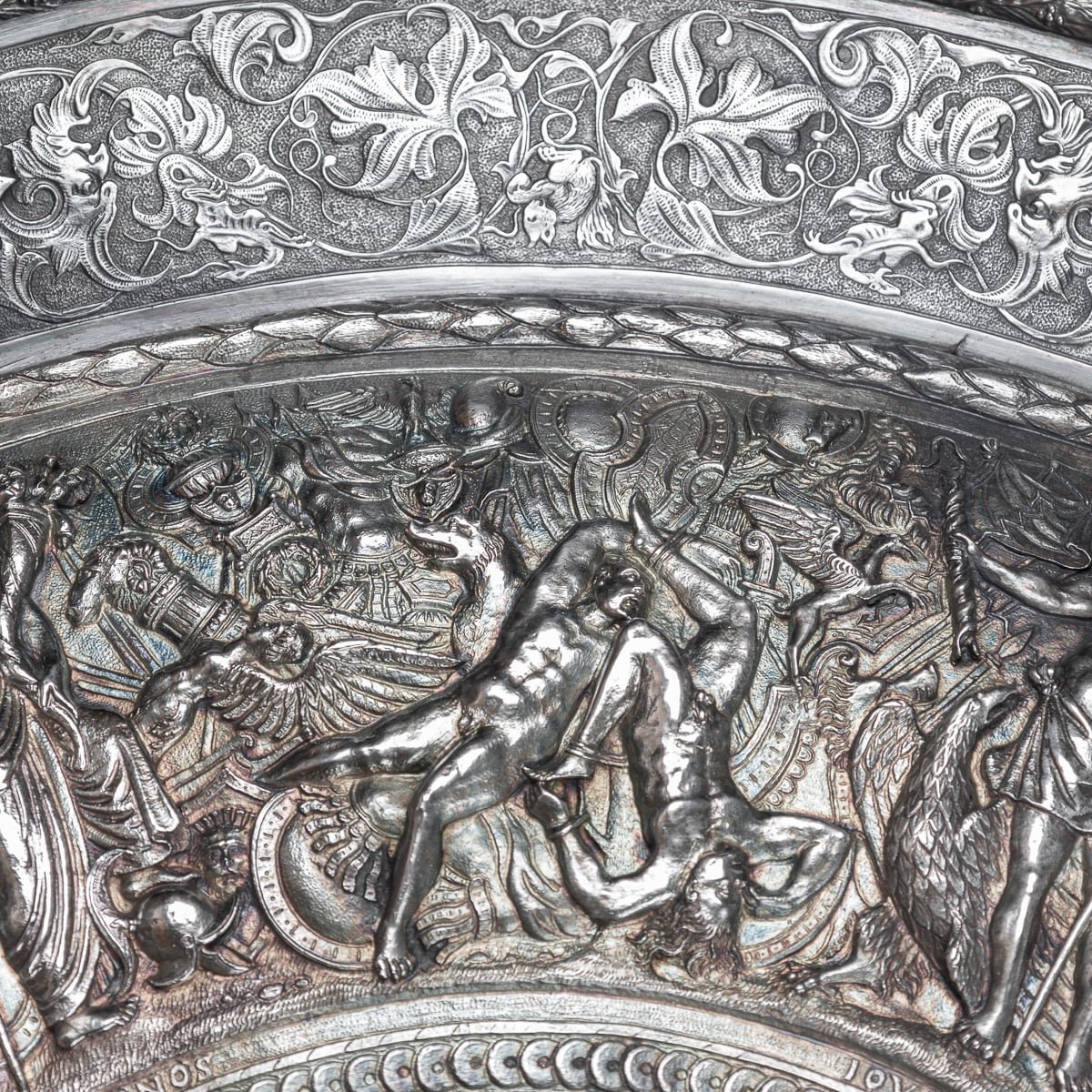 Antique Victorian Monumental Silver Plated Parade Shield, 1880 for sale ...