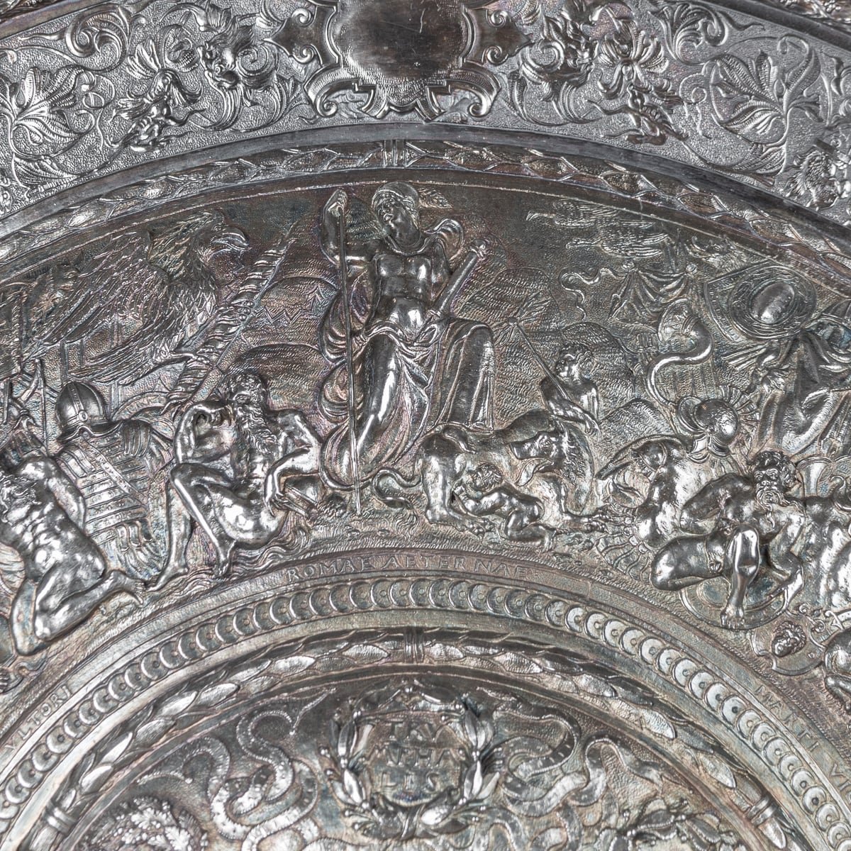 Antique Victorian Monumental Silver Plated Parade Shield, 1880 for sale ...