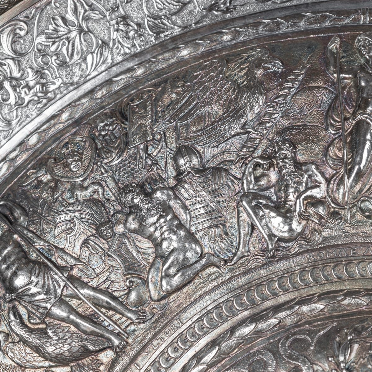 Antique Victorian Monumental Silver Plated Parade Shield, 1880 for sale ...