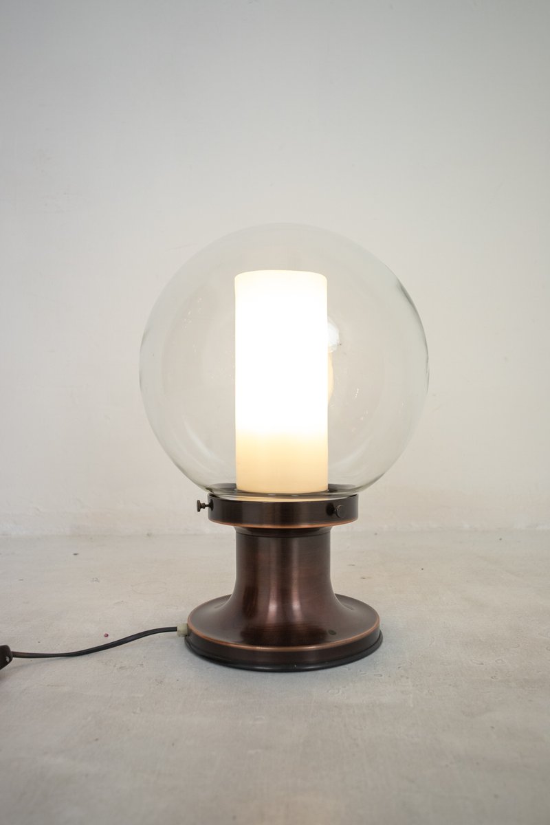 Brass Table Lamp by György Csanádi, 1970s for sale at Pamono
