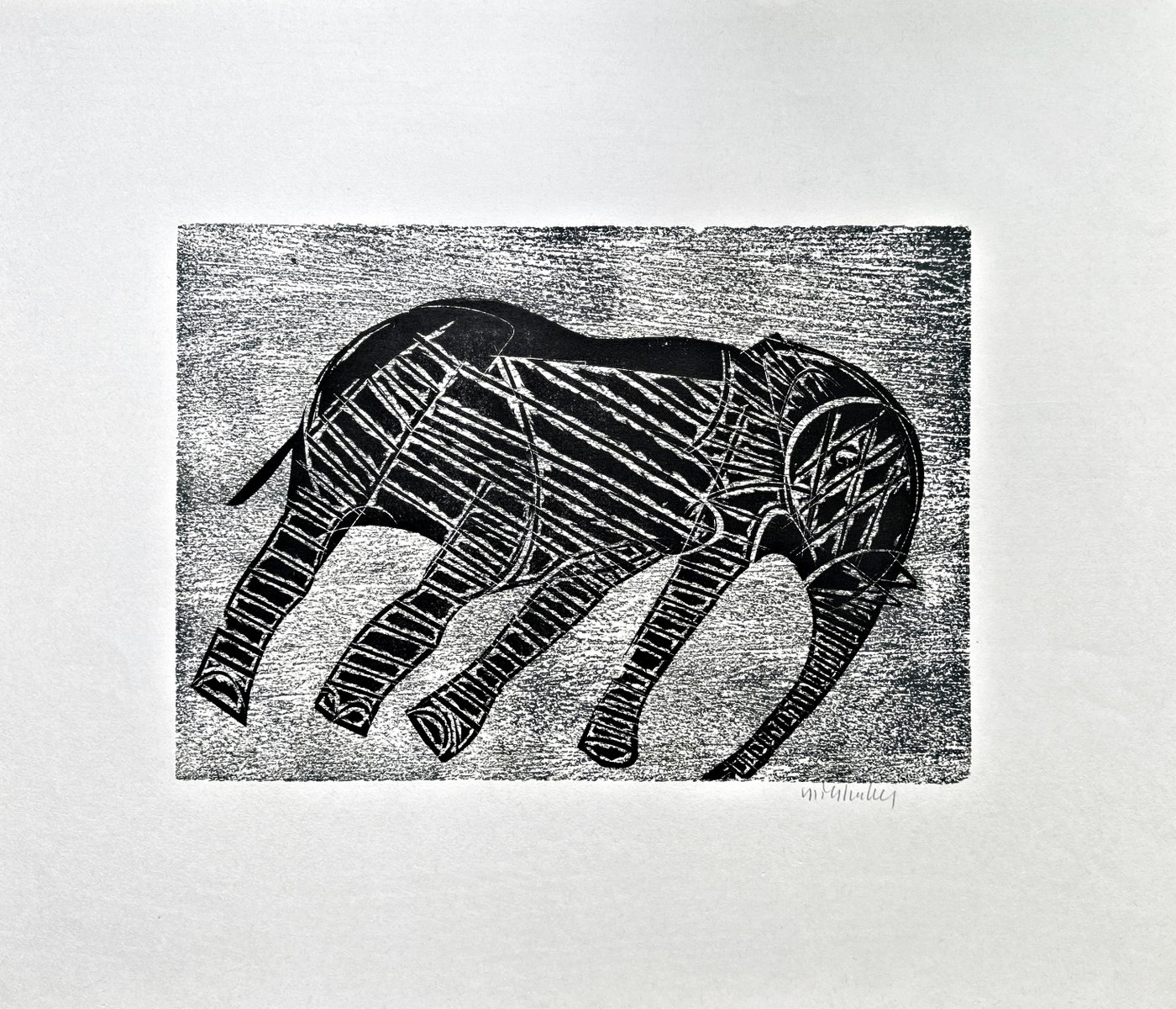 HAP Grieshaber, Original Color Woodcut, Signed, 1972 for sale at Pamono