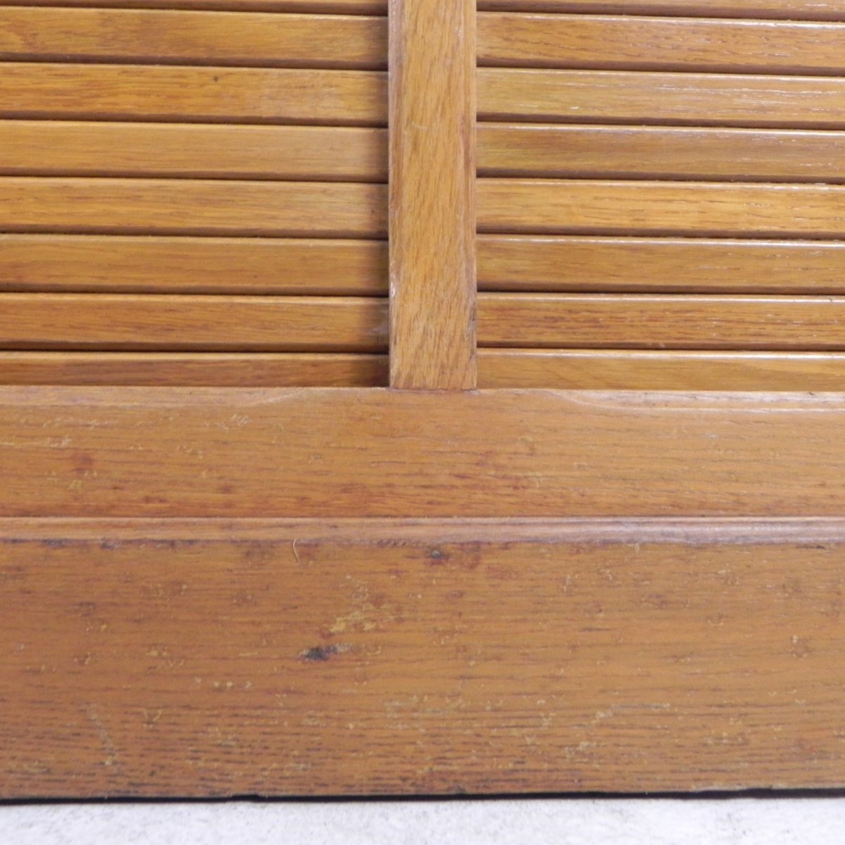 Oak Roller Shutter Box, 1930s for sale at Pamono
