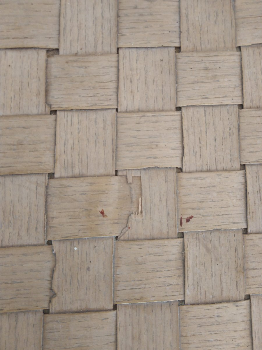 Circular Dining Table in Rattan and Chipwood Wickerwork, 1960s for sale ...
