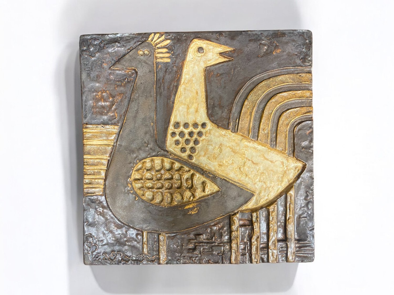 No. 185 Birds Wall Relief in Ceramic by Helmut Friedrich Schäffenacker ...