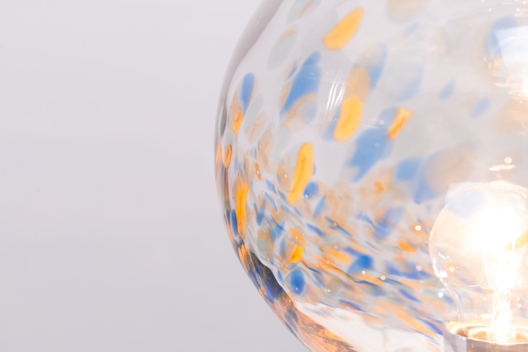 Glass Table Lamp by Olle Alberius for Orrefors, 1970s for sale at Pamono