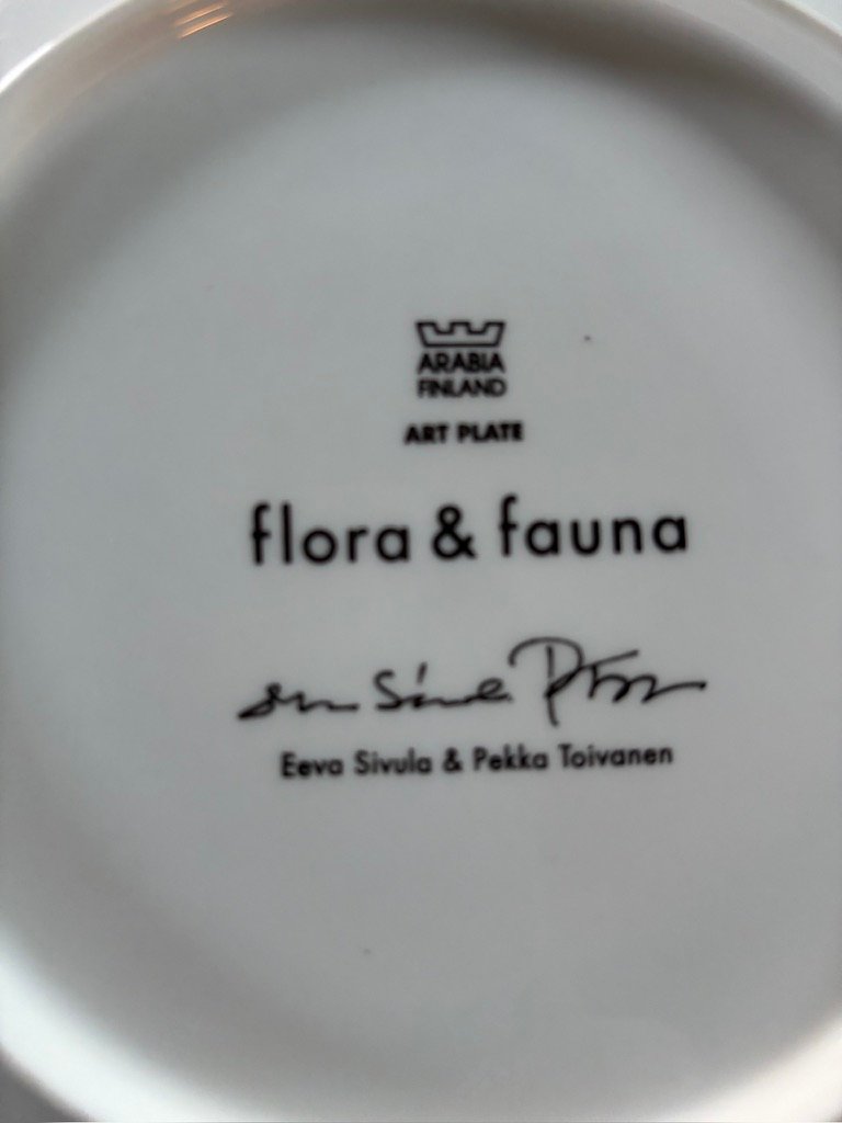 Arabia Finland Plates, 2001, Set of 12 for sale at Pamono