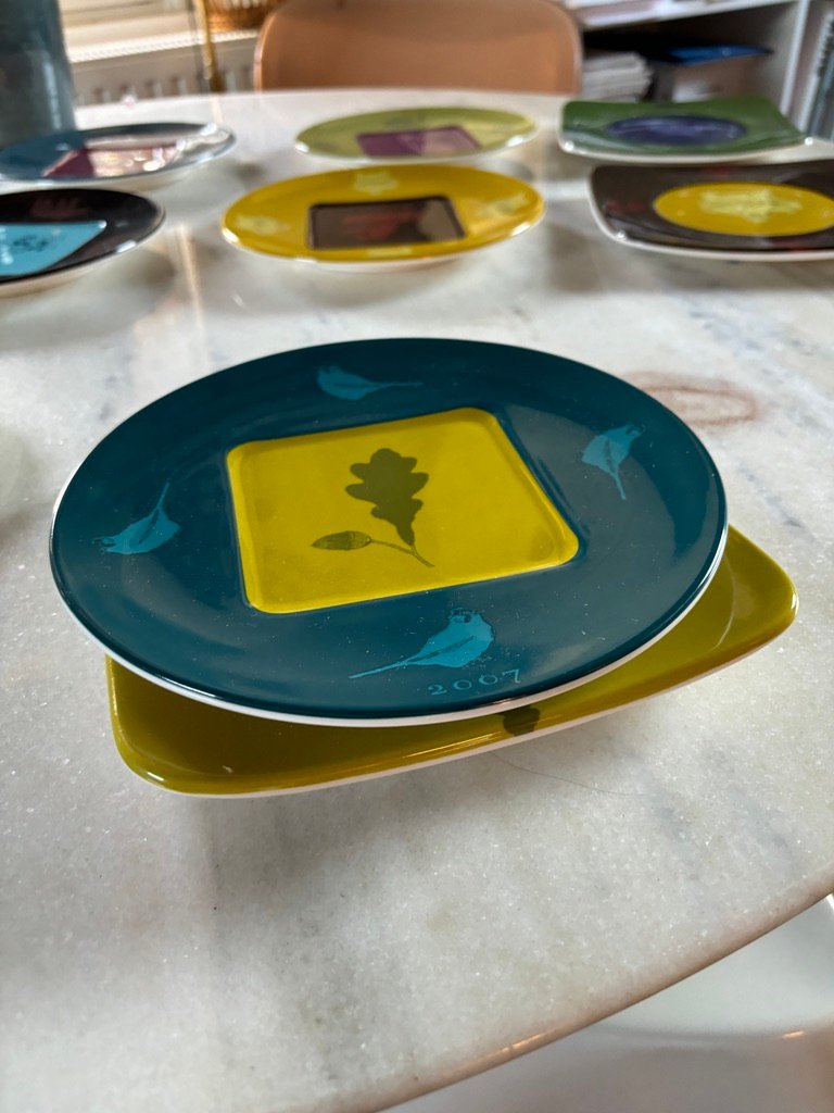 Arabia Finland Plates, 2001, Set of 12 for sale at Pamono