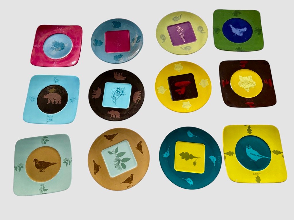 Arabia Finland Plates, 2001, Set of 12 for sale at Pamono