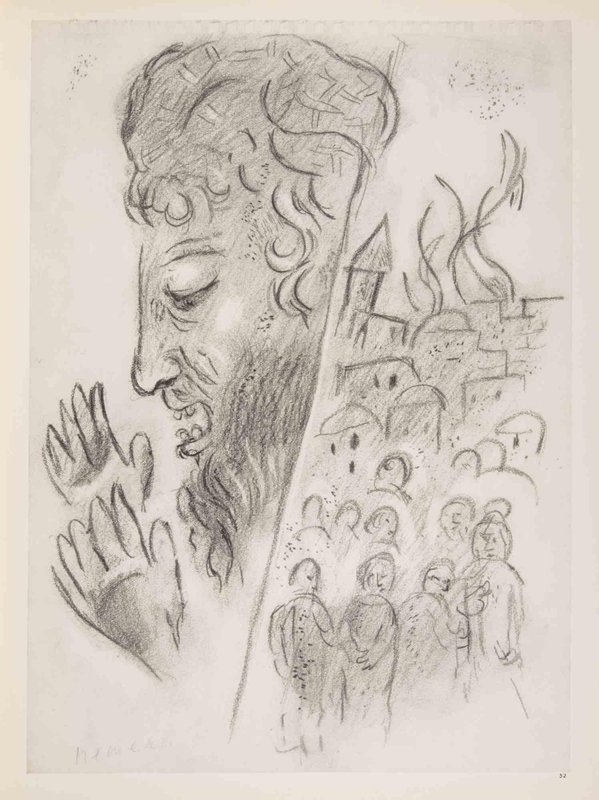 Marc Chagall, Der Prophet, Tiefdruck, 1960 bei Pamono kaufen