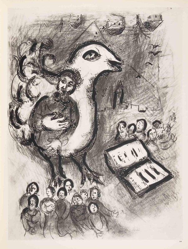 Marc Chagall, The Language of the Prophet, Photogravure, 1960 for sale ...