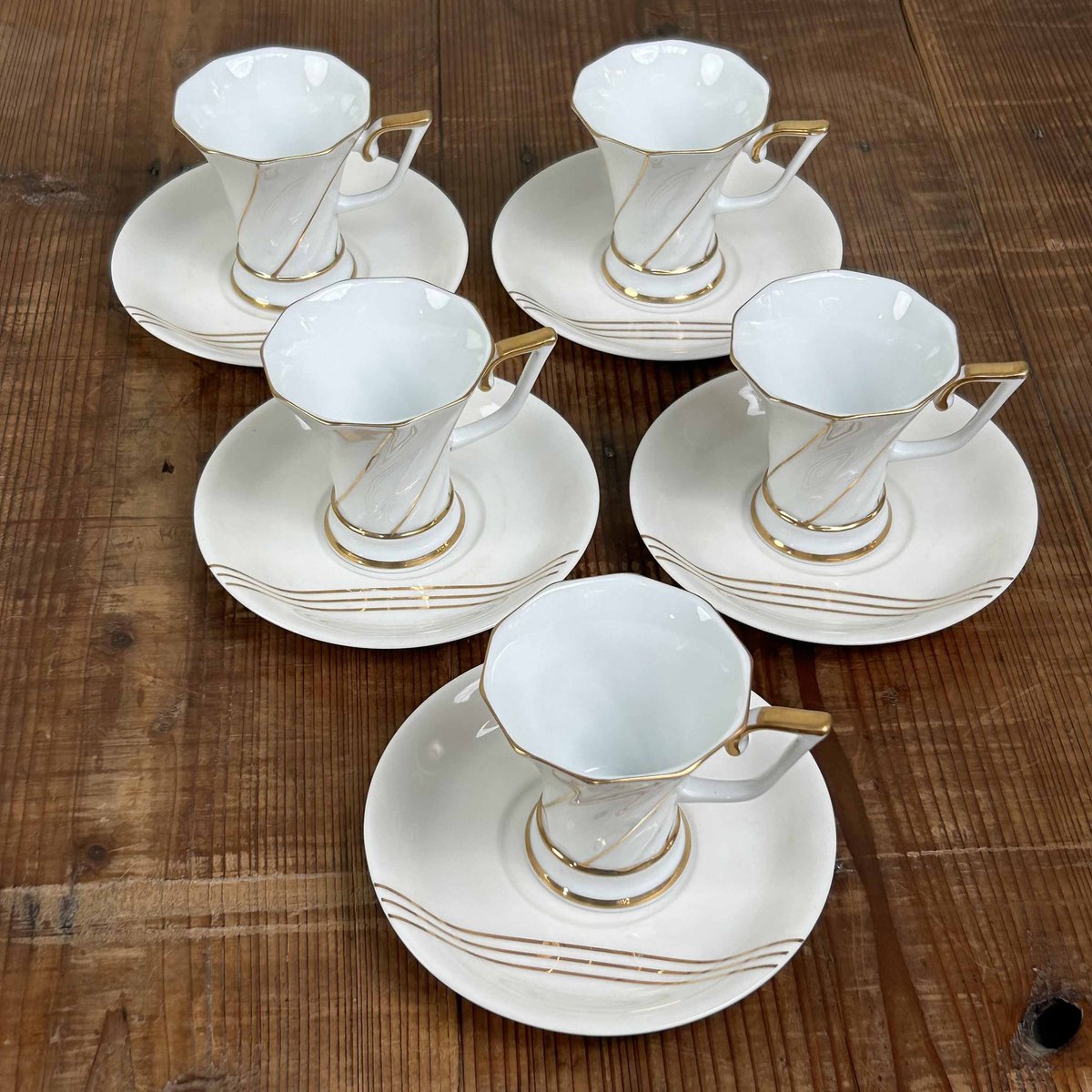 Vintage Tea Cups with Saucers from Keito Japan, 1960s, Set of 10 for ...