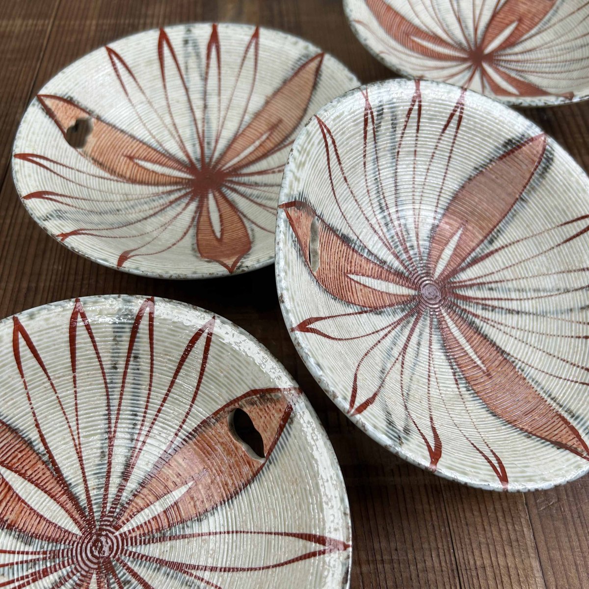 Vintage Japanese Kozara Plates in Ceramic, 1970s, Set of 4 for sale at ...