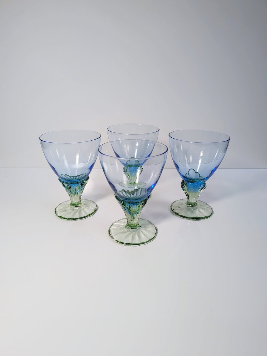 Italian Model Bahia Ice Cream Sundae Bowls, 1980s, Set of 4 for sale at ...