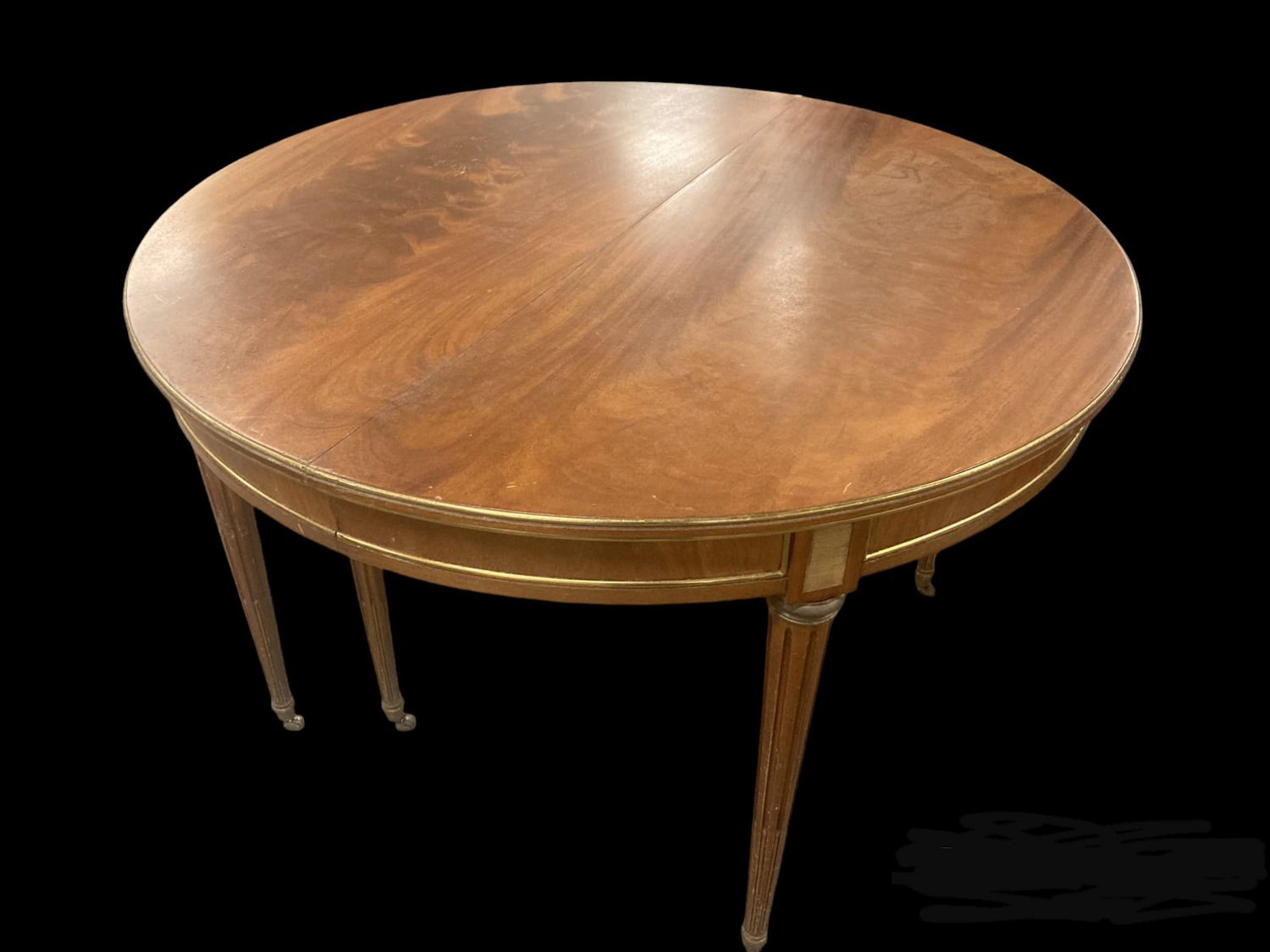 Extendable Round Dining Table, 1890s for sale at Pamono