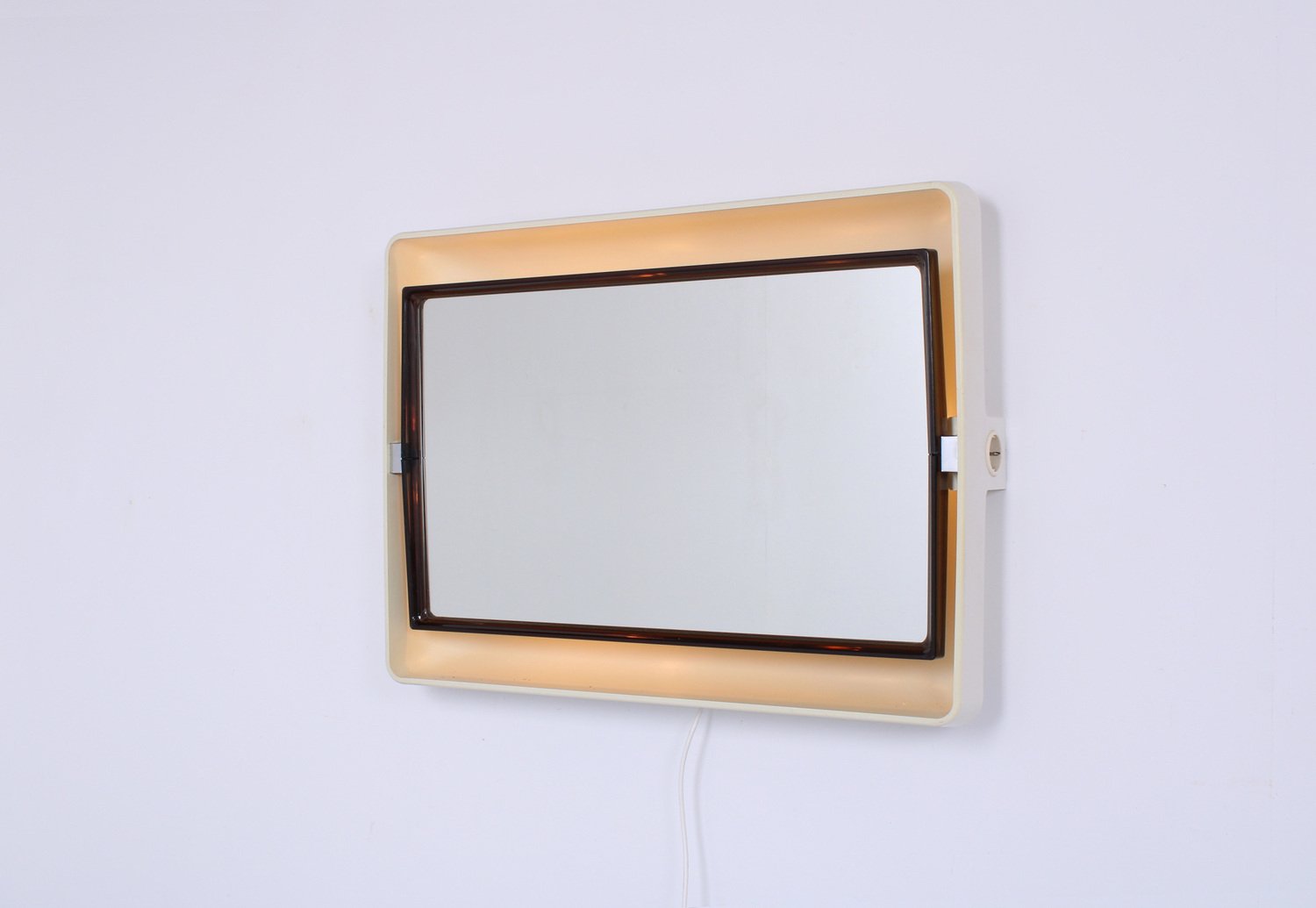 Large Rectangular Plastic Back Lit Mirror by Allibert, 1970s for sale ...