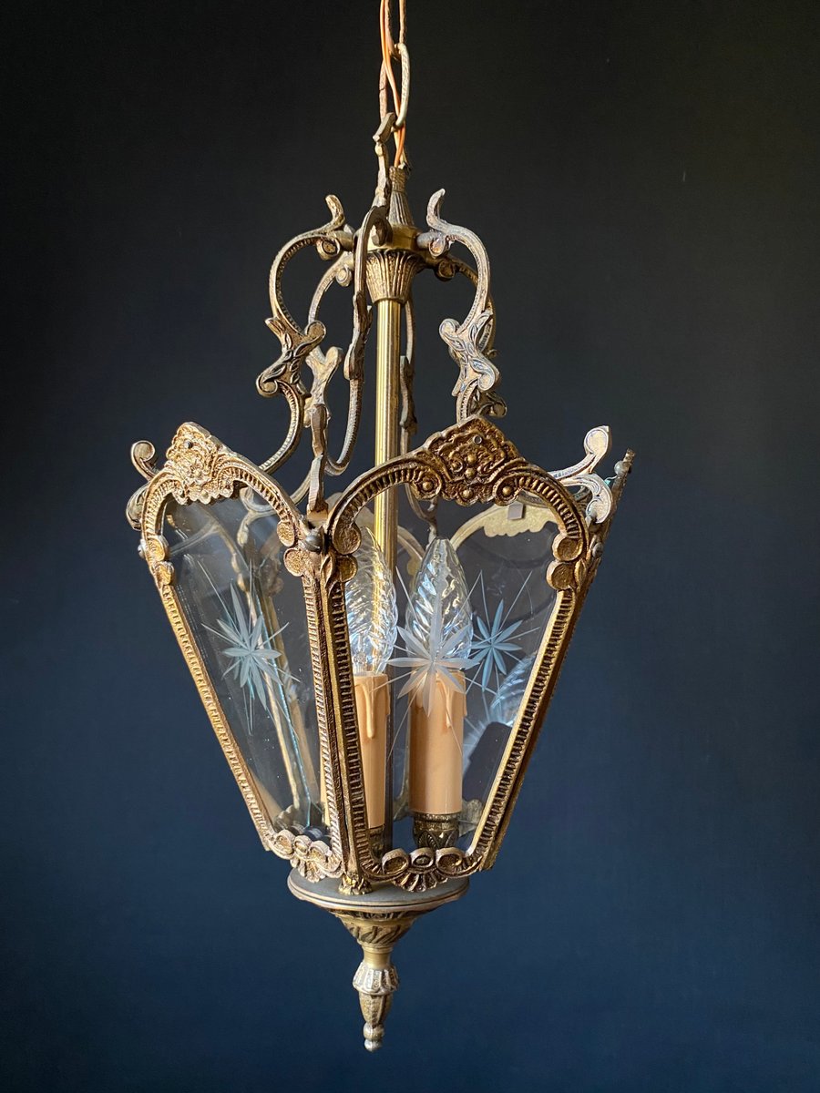 Vintage Italian Hanging Light, 1930s for sale at Pamono