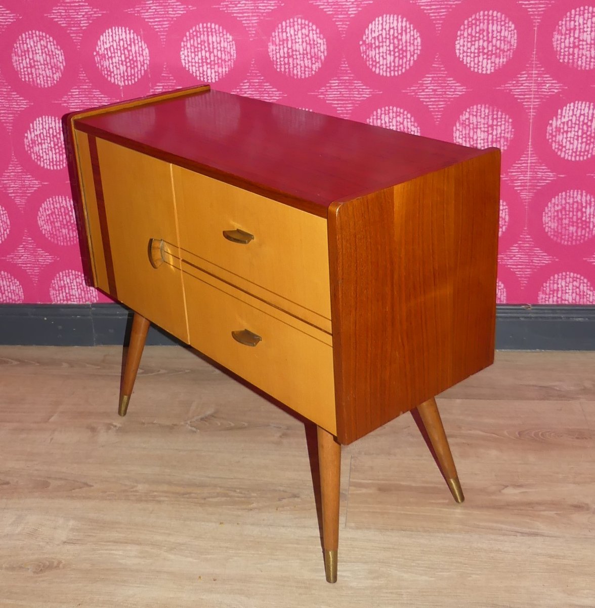 Mini Chest of Drawers on Legs for sale at Pamono