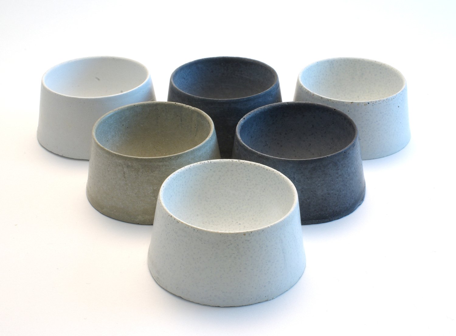 Concrete Egg Cups by Ulf Neumann for Raw Living, Set of 6 for sale at ...