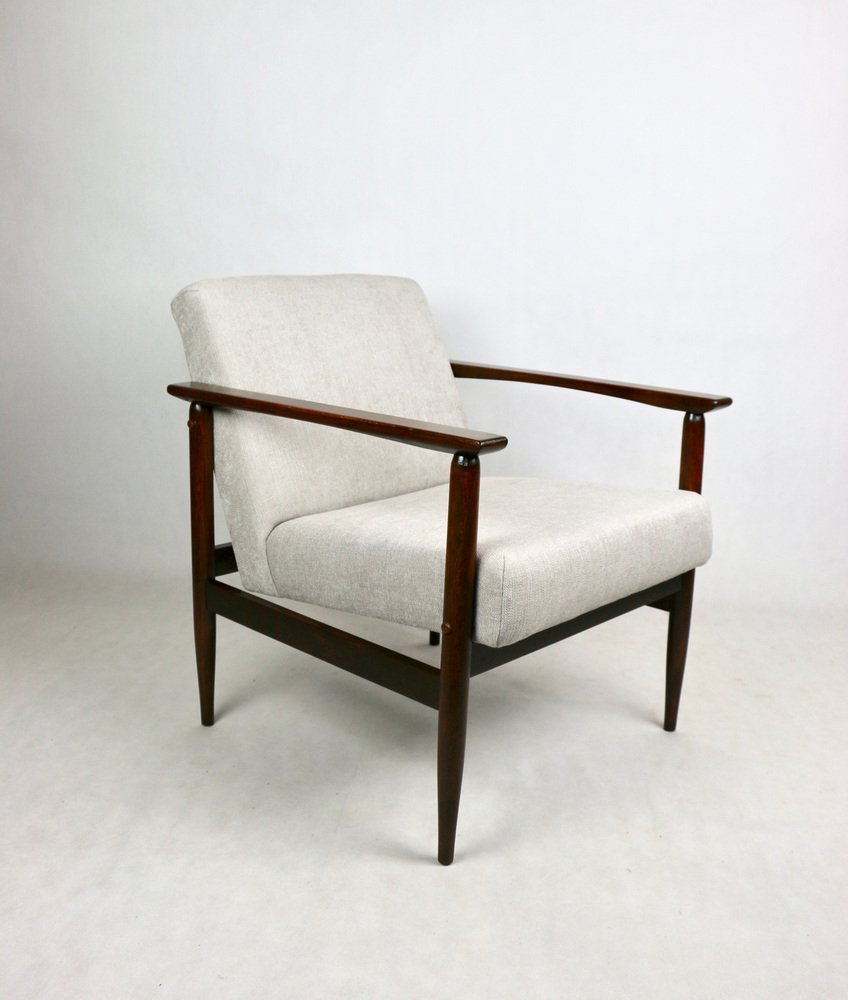 Vintage Light Grey Easy Chair, 1970s for sale at Pamono
