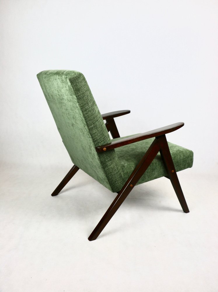 Vintage Olive Green Model B-310 Armchair, 1970s for sale at Pamono