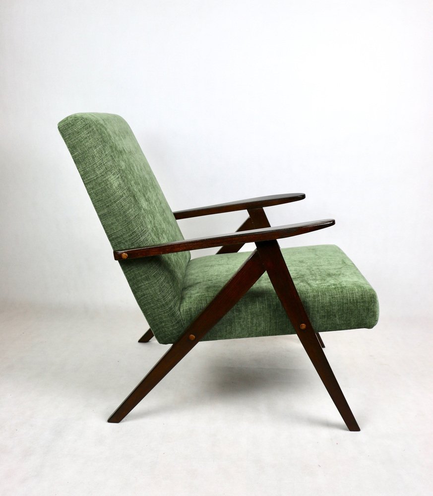 Vintage Olive Green Model B-310 Armchair, 1970s for sale at Pamono