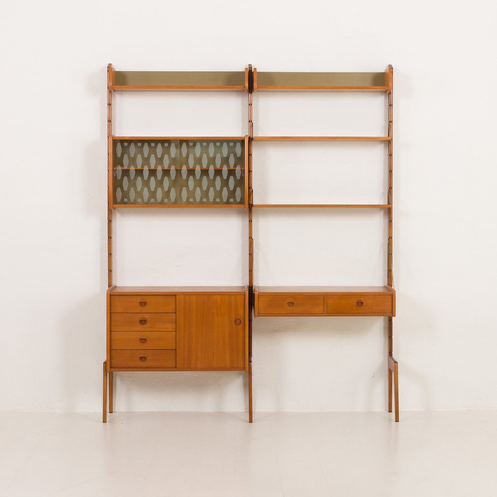Ergo Wall Unit with Desk and Two Cabinets by John Texmon, Norway, 1960s ...