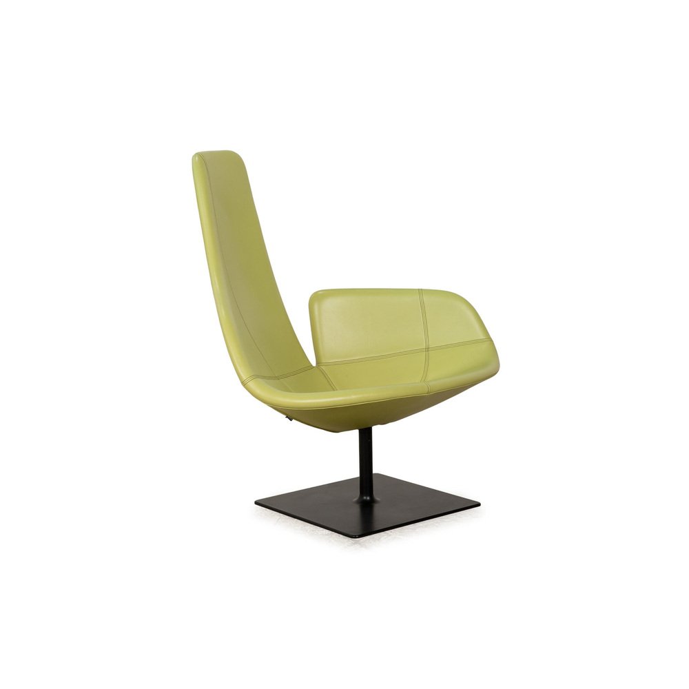 Fjord Leather Armchair in Green by Patricia Urquiola for Moroso for ...