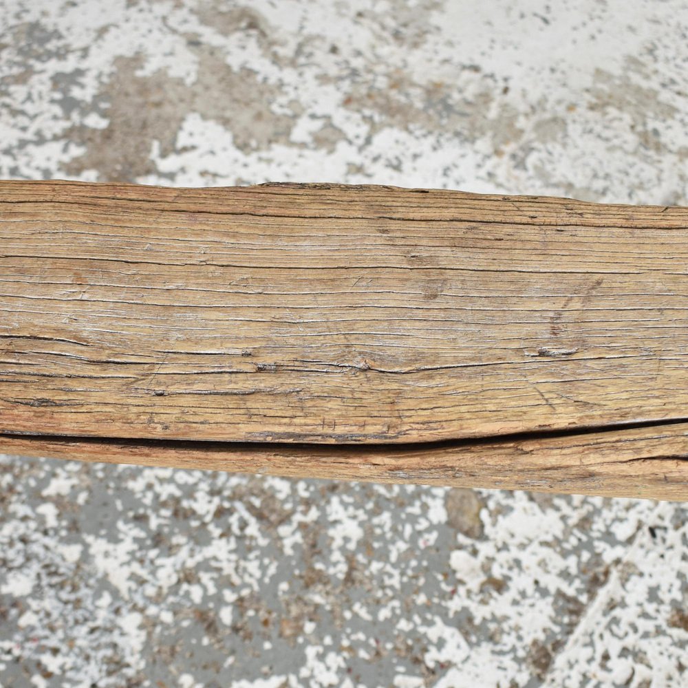 Antique Rustic Elm Pig Bench for sale at Pamono