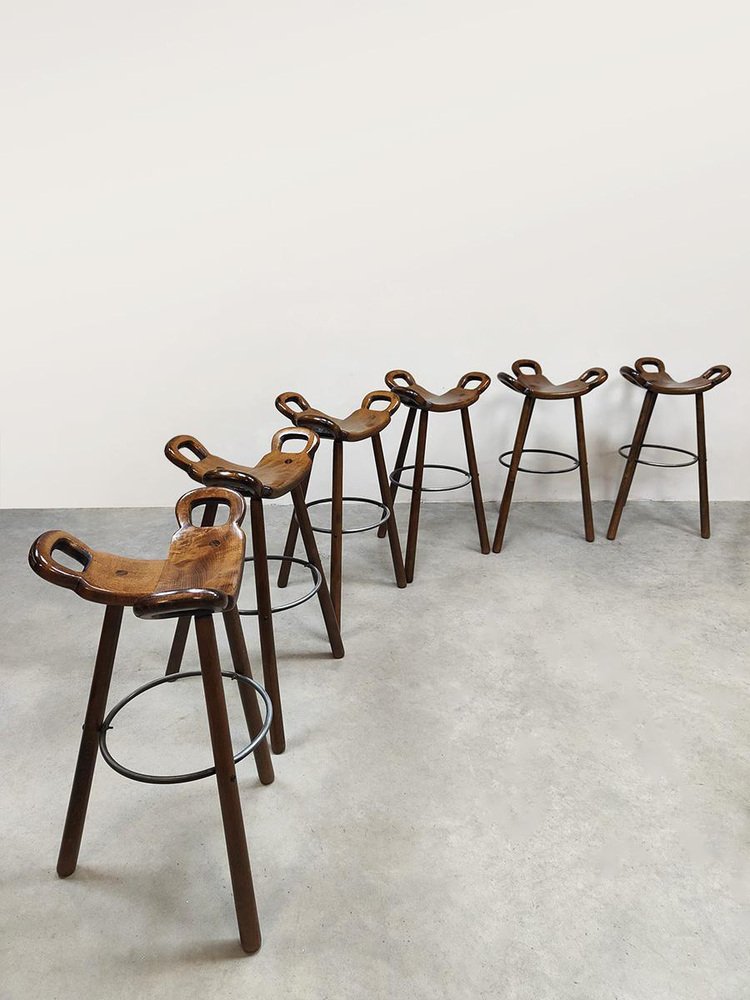 Mid-Century Spanish Bar Stool, 1960s for sale at Pamono