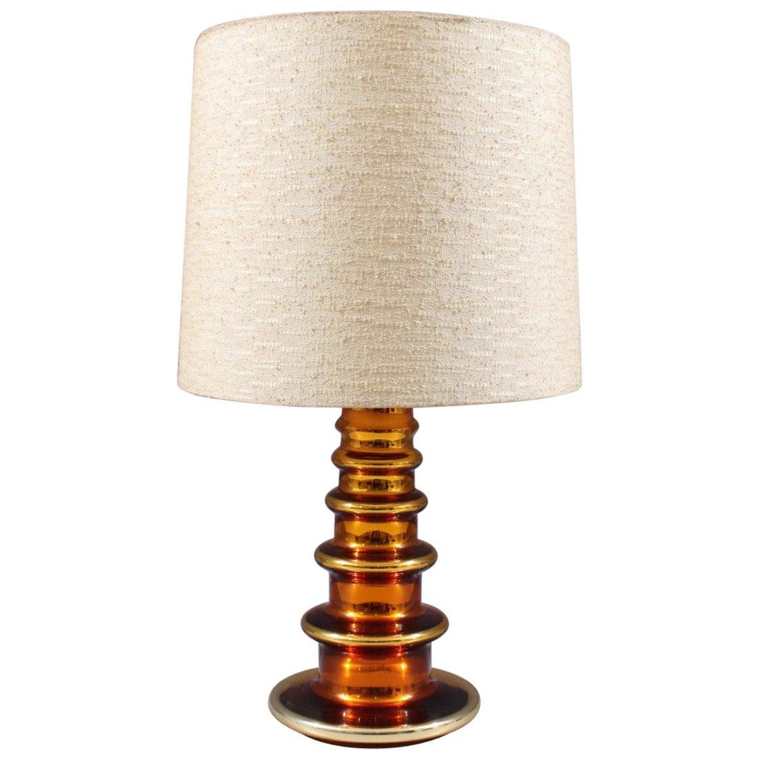 Mid-Century Modern Glass Table Lamp by Gustav Leek for Orrefors, 1960s ...