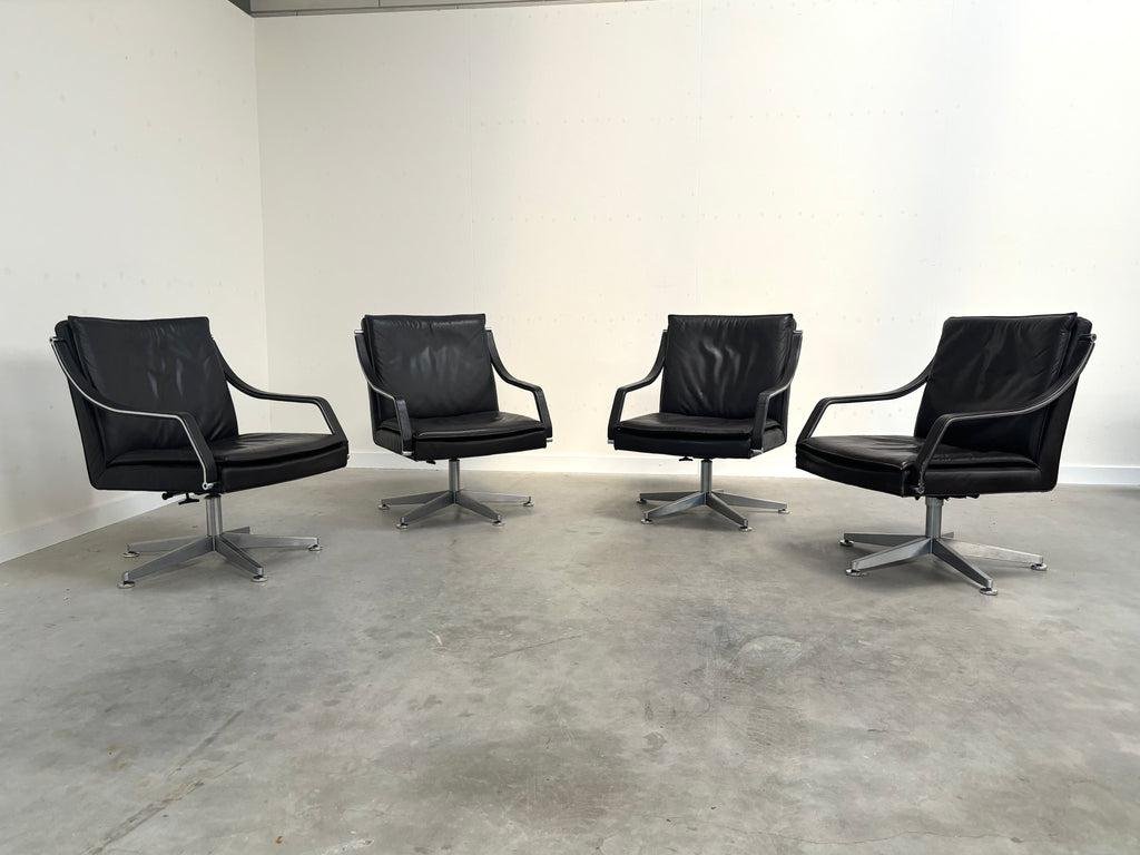 Vintage Conference Chairs by Walter Knoll, 1980s, Set of 4 for sale at ...