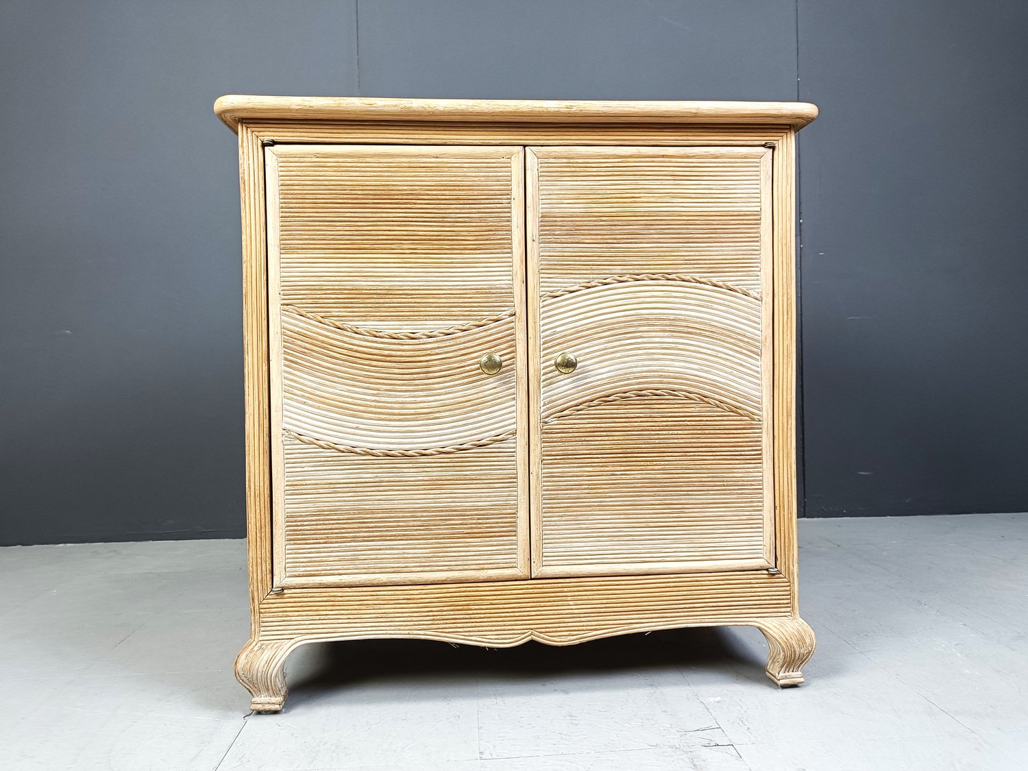 Pencil Reed Cabinet, 1970s for sale at Pamono