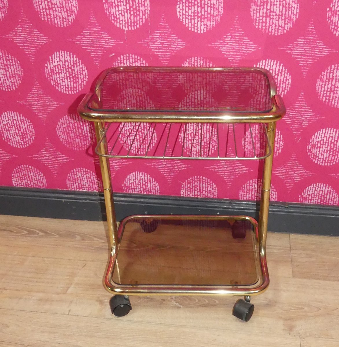 Vintage Bar Cart Table, 1970s for sale at Pamono