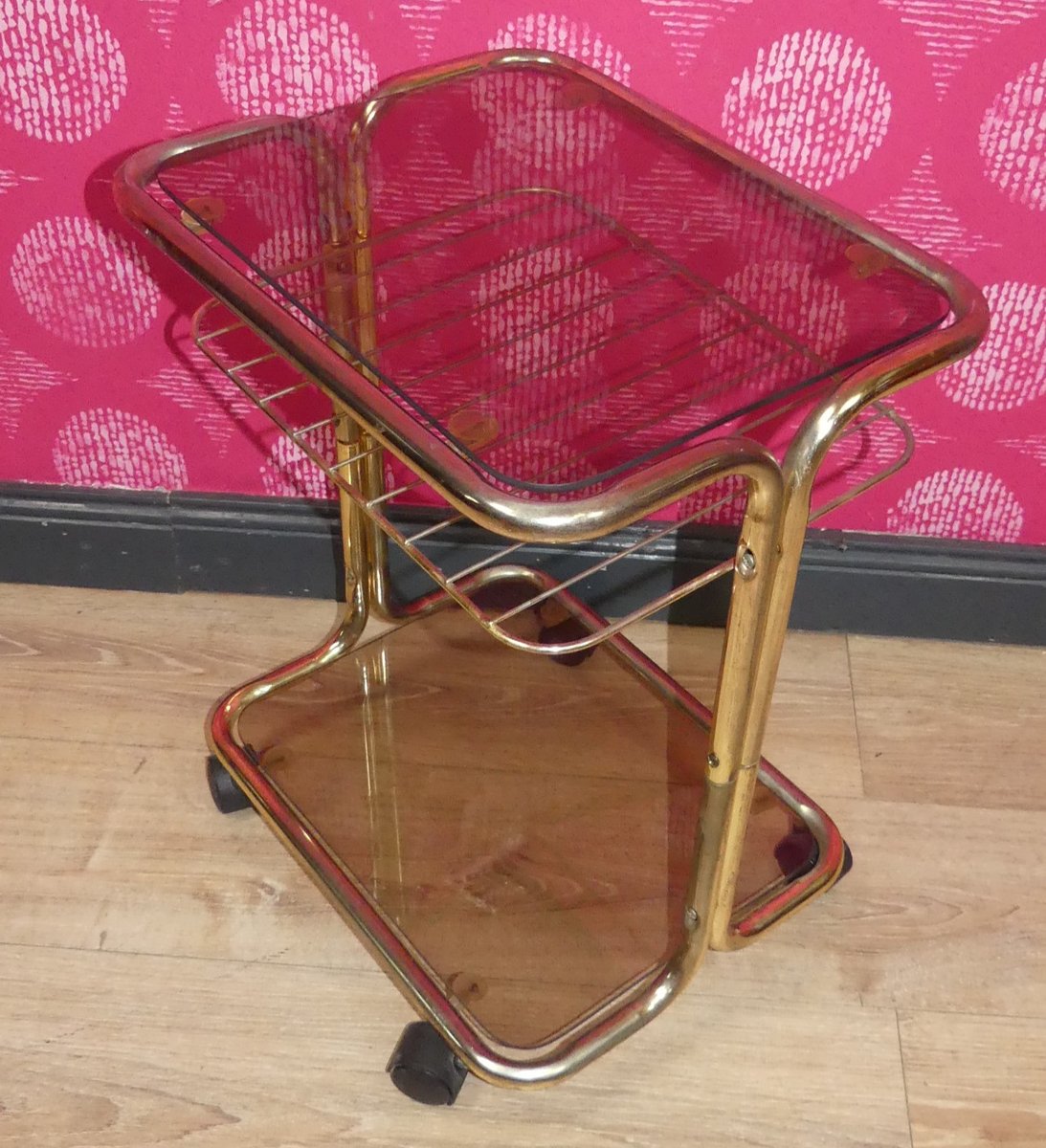 Vintage Bar Cart Table, 1970s for sale at Pamono