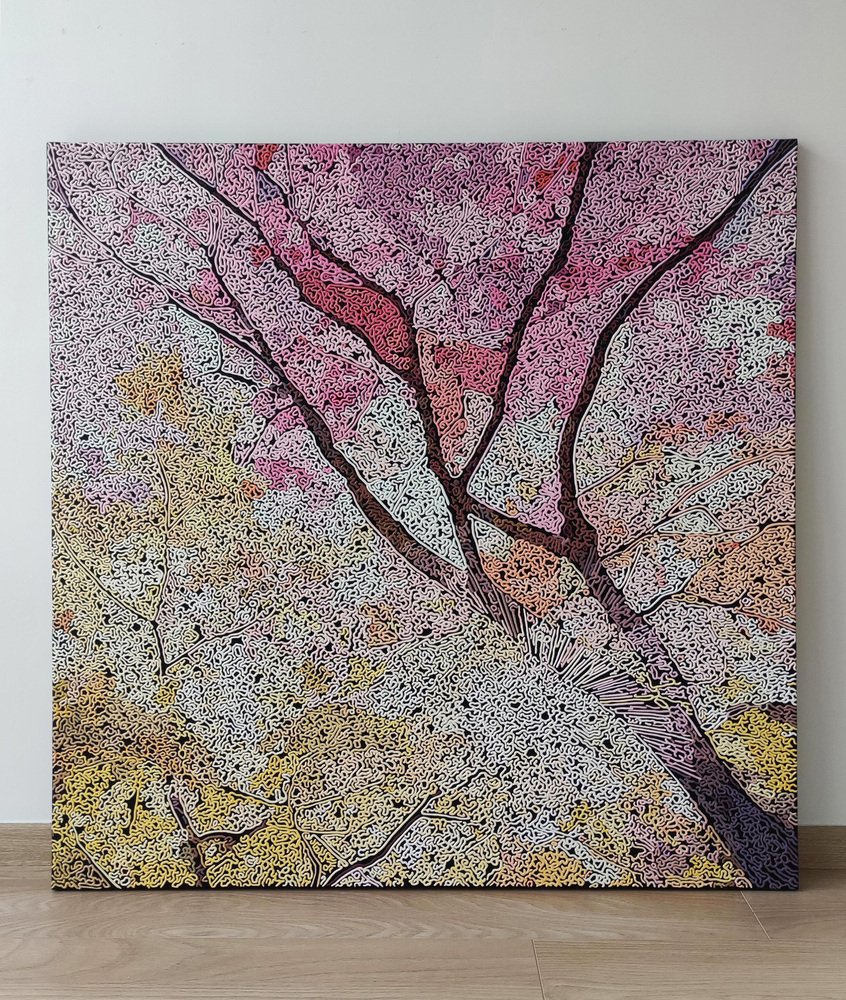 Diana Torje, Farben, 2024, Acryl auf Leinwand bei Pamono kaufen